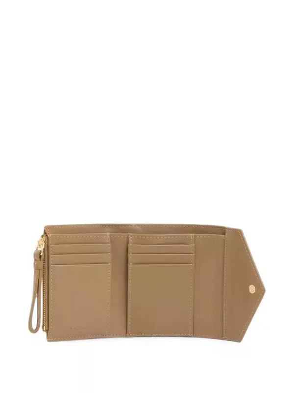 Lacoste Crocodelle Leather Billfold Wallet