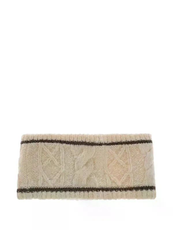 Bogner Agnes Cable-knit Headband - Neutrals
