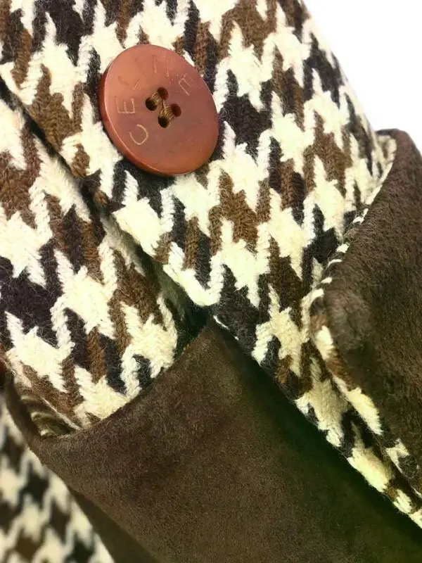 Celine Houndstooth Wool Jacket