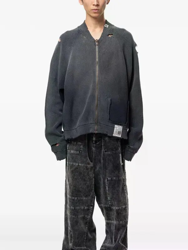 Mihara Yasuhiro Sun Faded Like Knit Cardigan
