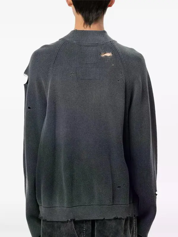 Mihara Yasuhiro Sun Faded Like Knit Cardigan
