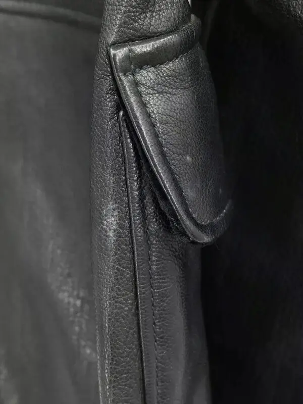 Gucci Single-breasted Leather Blazer