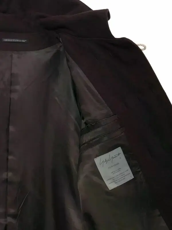 Yohji Yamamoto Toggle-fastening Hooded Coat