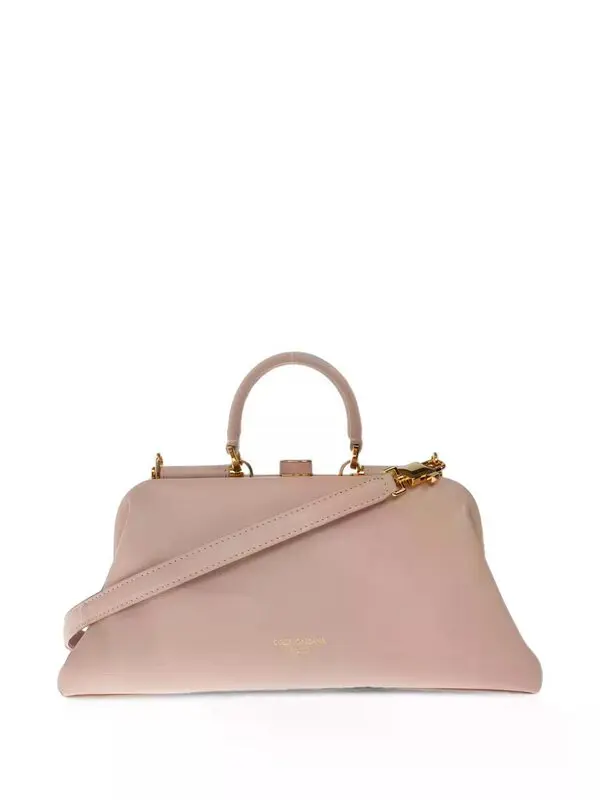 Dolce & Gabbana Medium Grandma Leather Tote Bag - Pink