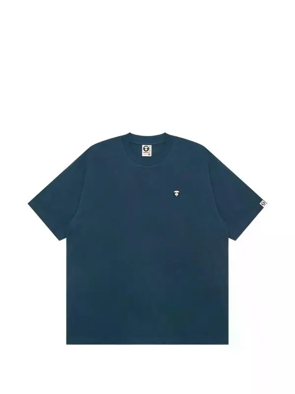 AAPE BY *A BATHING APE Moonface-logo T-shirt - Blue