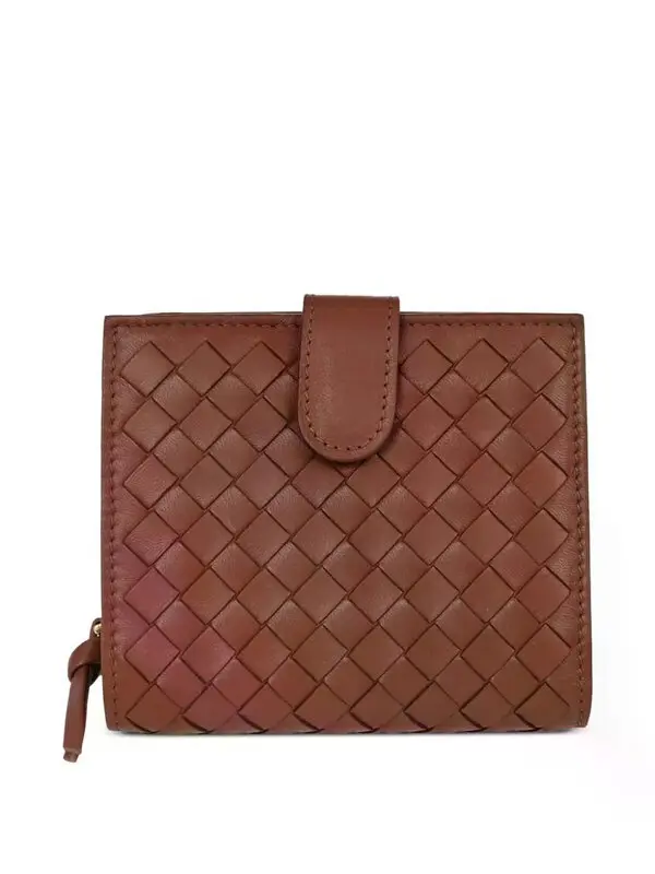 Bottega Veneta Intrecciato Bifold Wallet - Brown