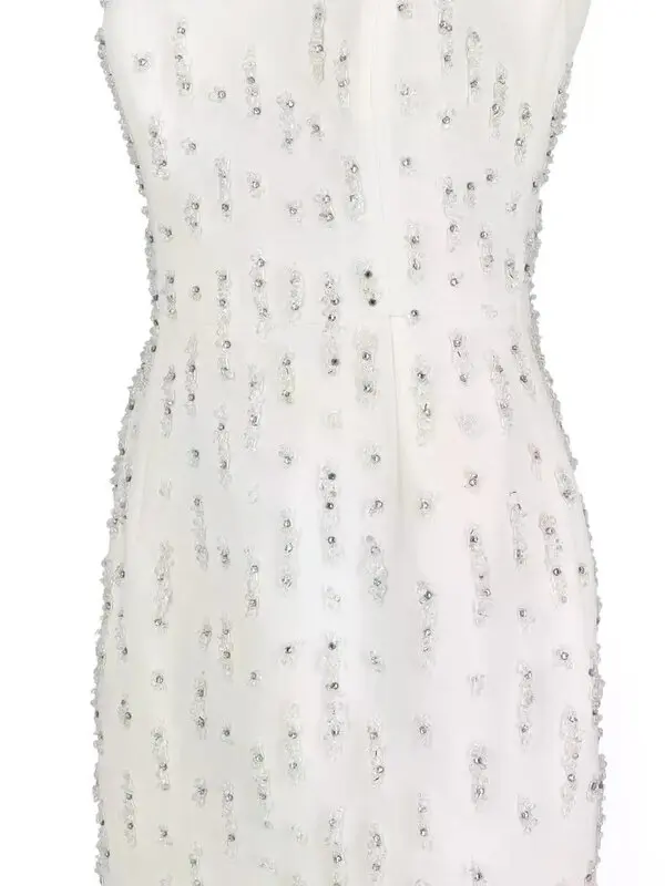 MARCO GABRIELLI ATELIER Beaded Spaghetti-strap Mini Dress