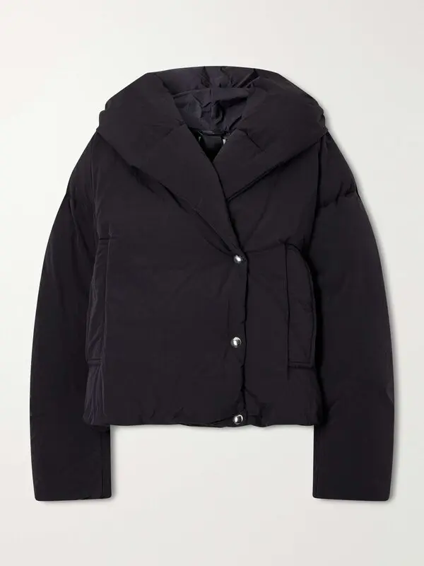 Sportmax Vodka Hooded Cropped Shell Down Jacket