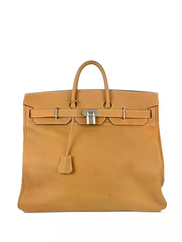 Hermès 2007 Haut À Courroies 50 Tote Bag - Neutrals