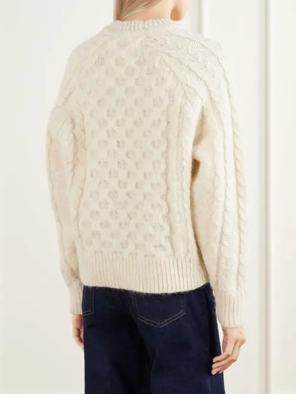 SKALL STUDIO Lennox Cable-knit Wool Sweater