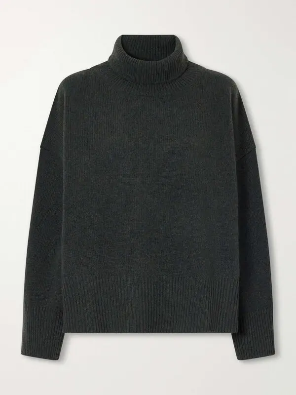 SKALL STUDIO Silene Rib-trimmed Wool Turtleneck Sweater
