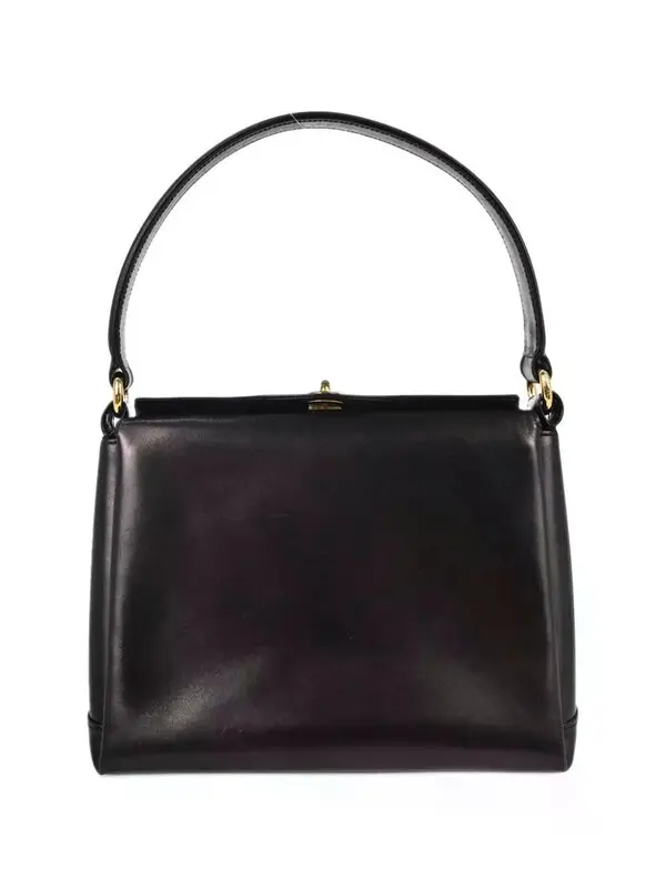 Gucci Turn-lock Leather Tote Bag
