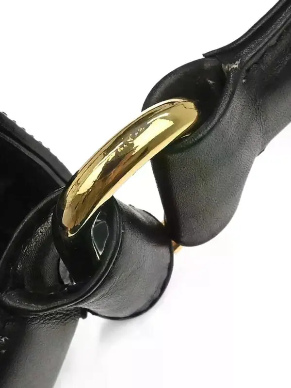 Gucci Turn-lock Leather Tote Bag