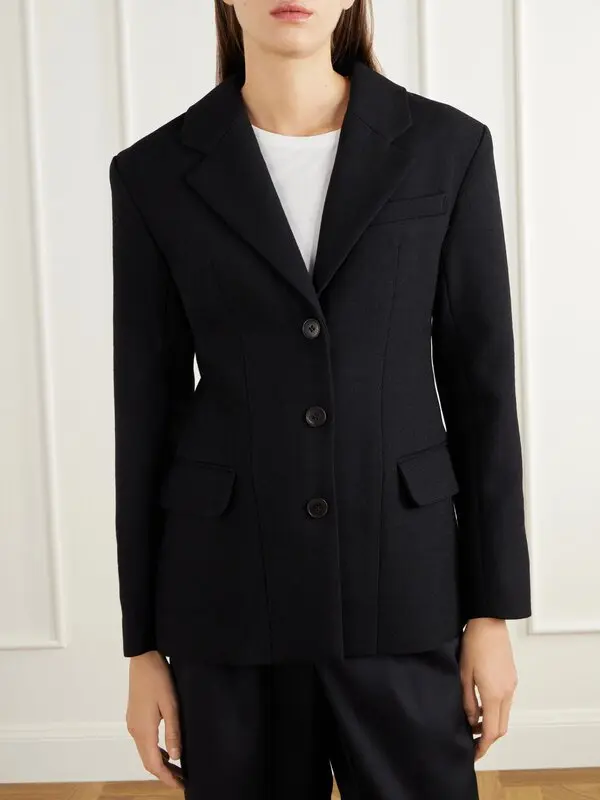 SKALL STUDIO Barbara Wool-twill Blazer