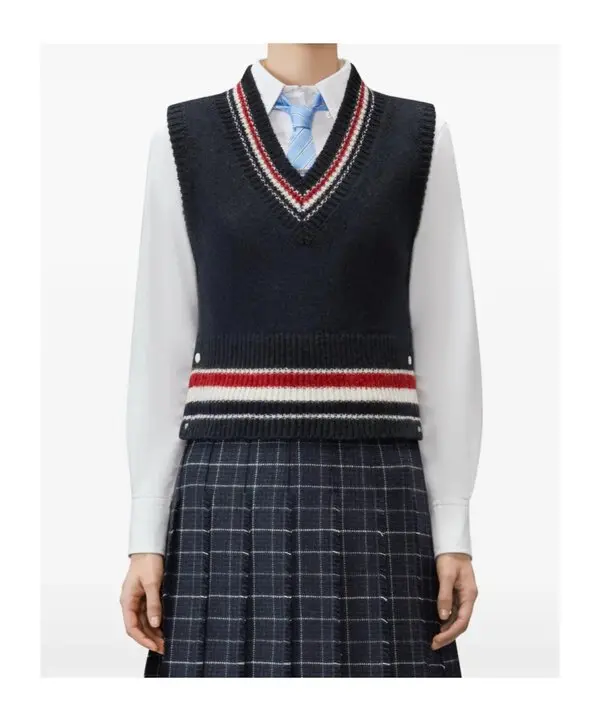 Thom Browne Hector Stripe-detail Vest