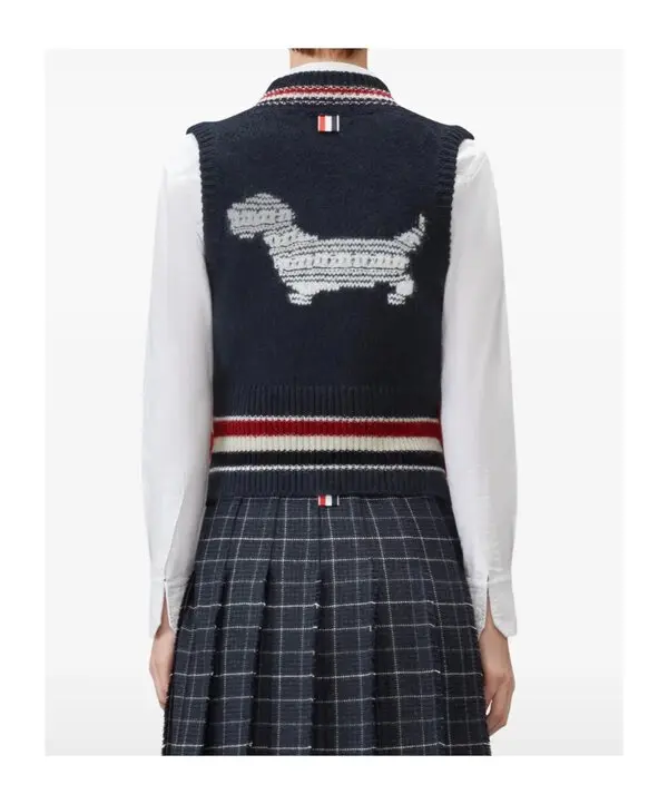 Thom Browne Hector Stripe-detail Vest