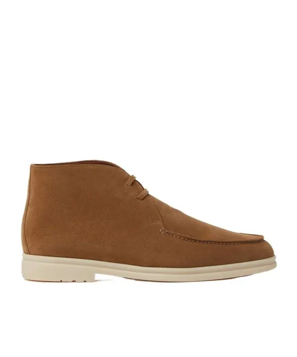 Loro Piana Walk And Walk Ankle Boot - Light Sand Dune