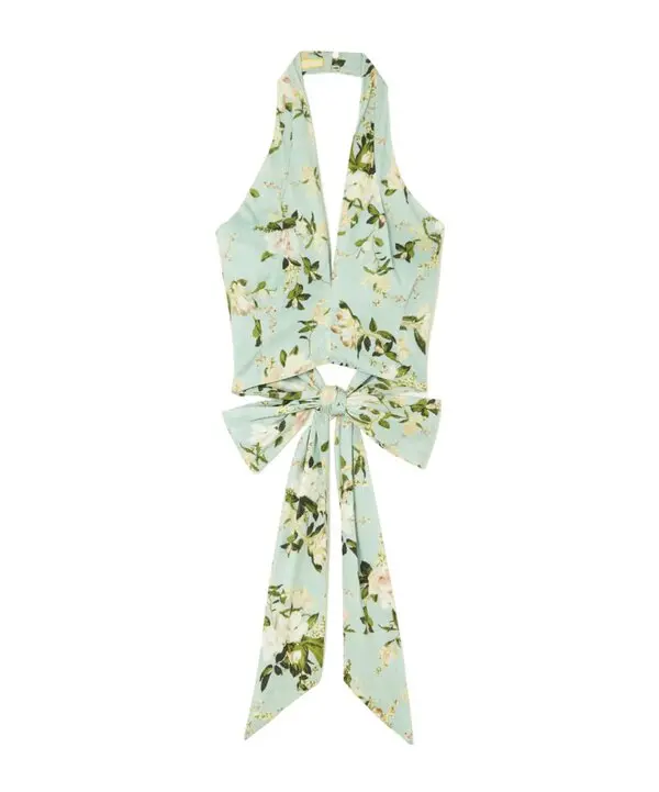 Erdem Short Halter Top