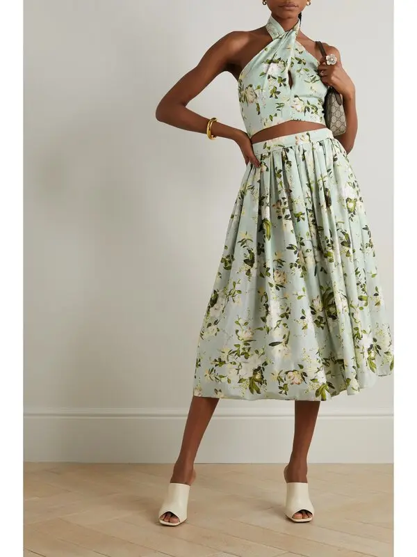 Erdem Short Halter Top