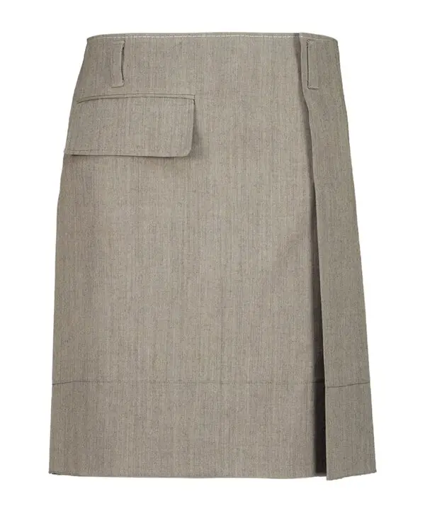 Marni Seam-detailed Midi Skirt - No