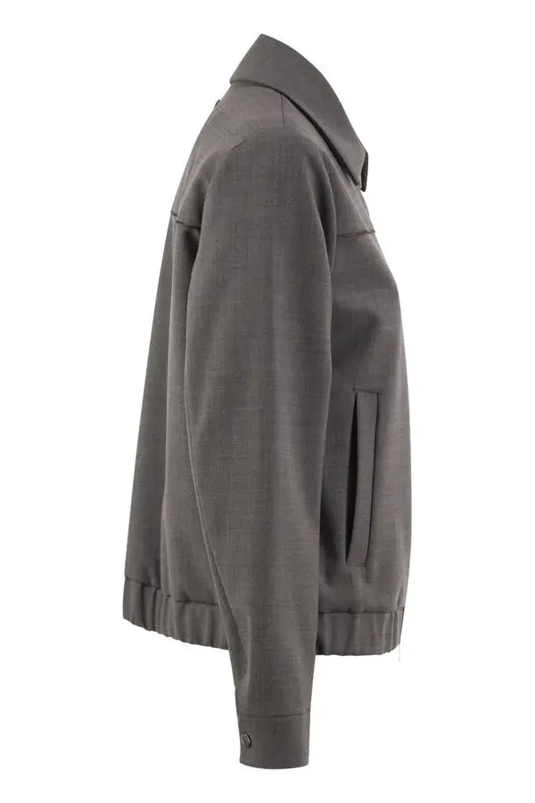 Peserico Long-sleeve Casual Zip-up Jacket
