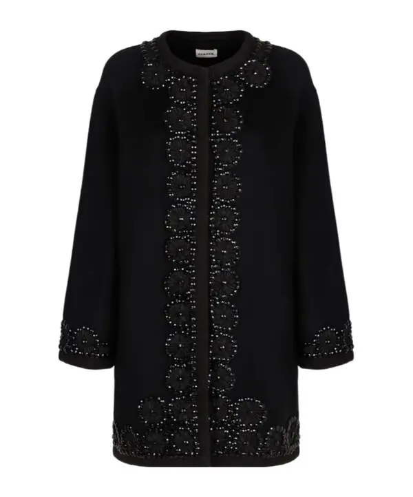P.a.r.o.s.h Floral-embellished Coat