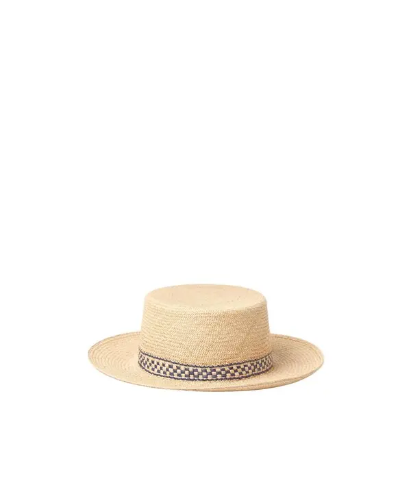 Loro Piana Marlon Hat - Renkon Beige/navy