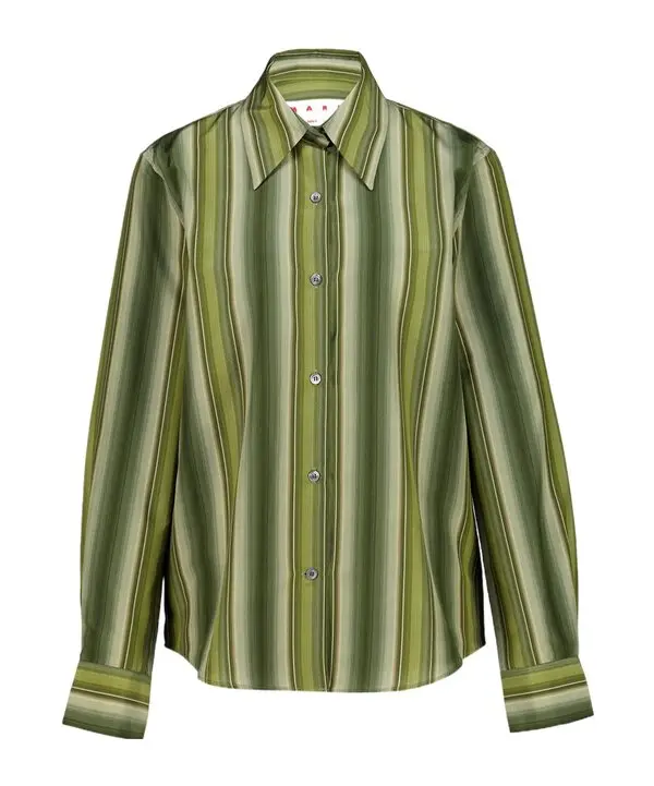 Marni Striped Long-sleeved Shirt