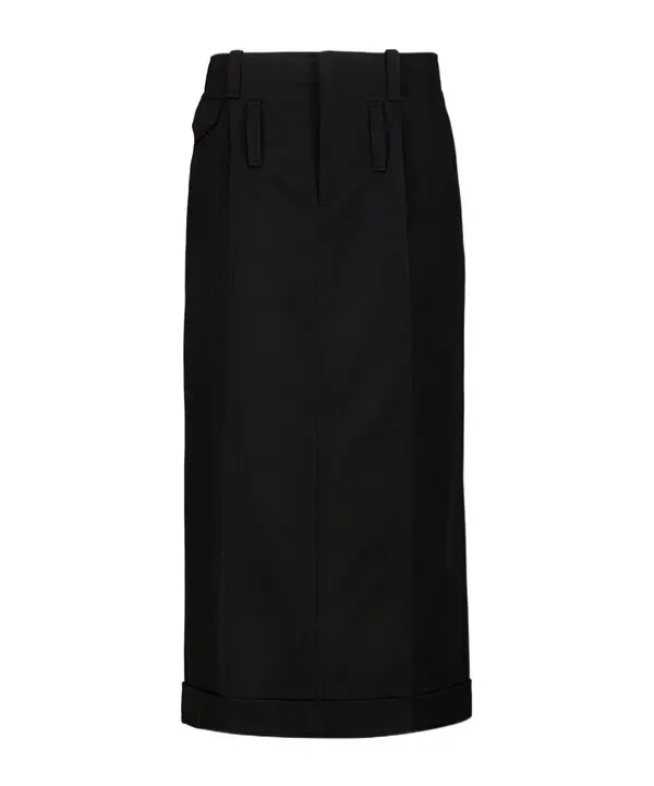 Marni Belted Skirt - Black