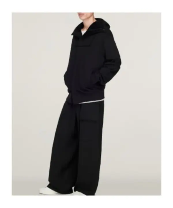 Y3 French Terry Ninja Cotton Hoodie