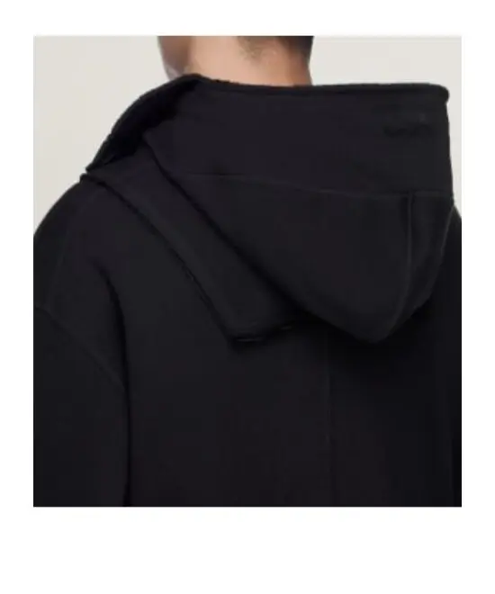 Y3 French Terry Ninja Cotton Hoodie