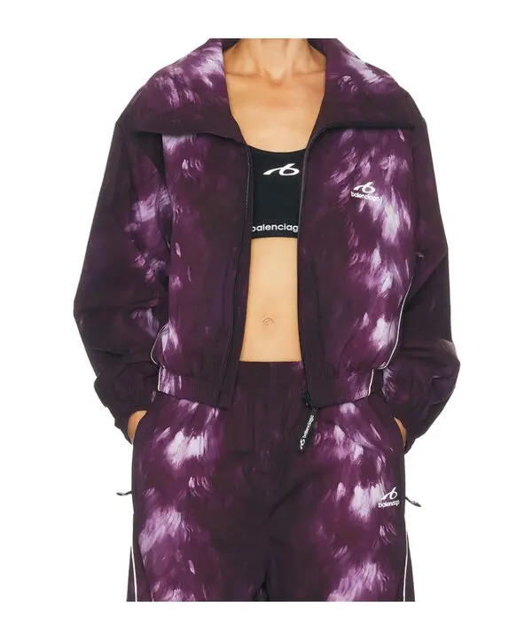 Balenciaga Sports Ski Casual Jacket - Purple