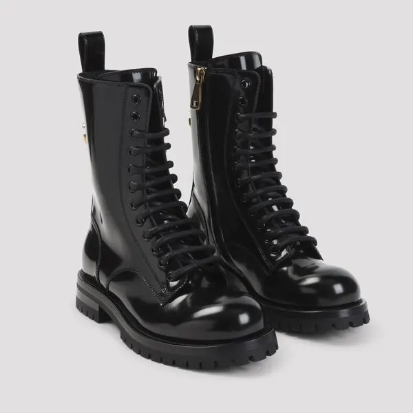 Dolce & Gabbana Lace-up Ankle Boots