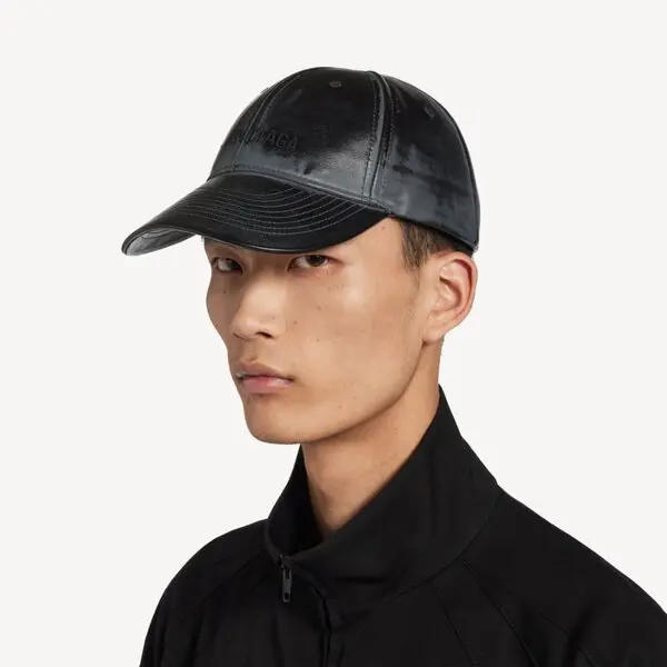 Balenciaga Leather Cap