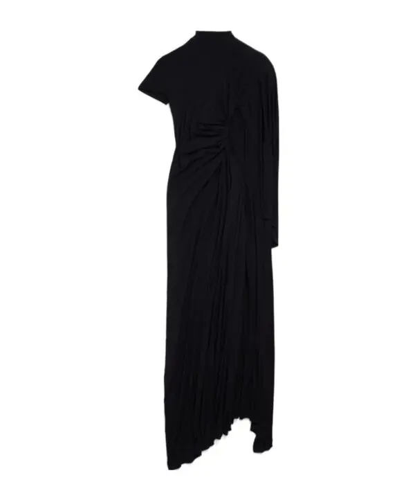 Balenciaga Draped Cape Dress