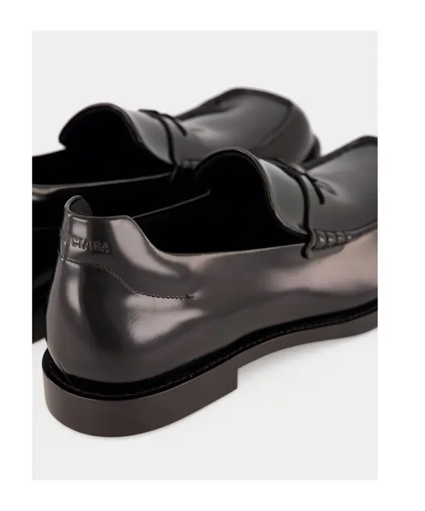 Balenciaga Comfy Square-toe Loafers - Black