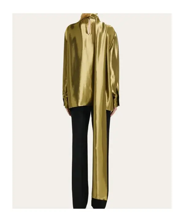 FERRAGAMO Liquid Lamé Blouse