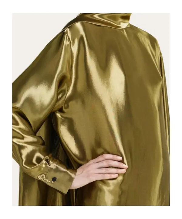 FERRAGAMO Liquid Lamé Blouse