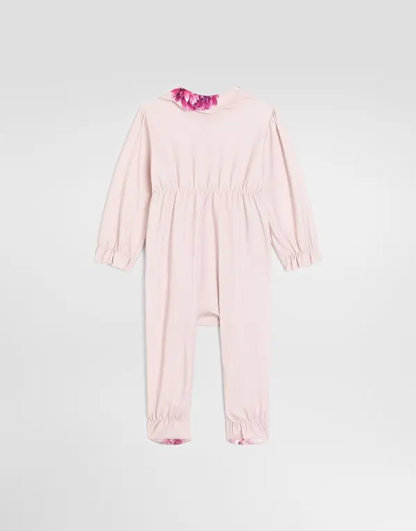 Dolce & Gabbana Peony-print Babygrow Set