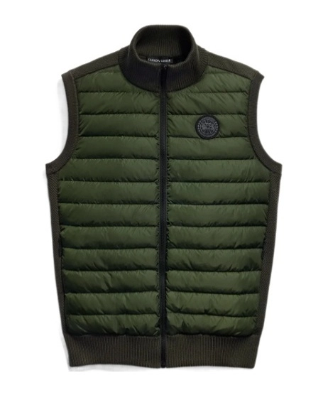 Canada Goose Hybridge Knitted Gilet - Moss Khaki