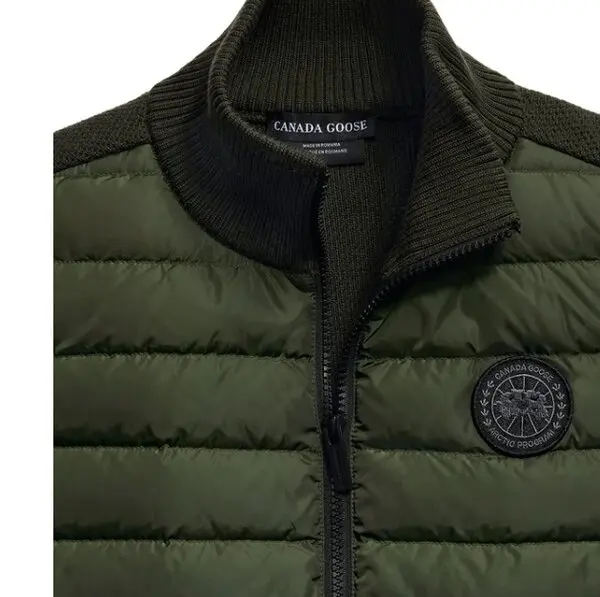 Canada Goose Hybridge Knitted Gilet - Moss Khaki