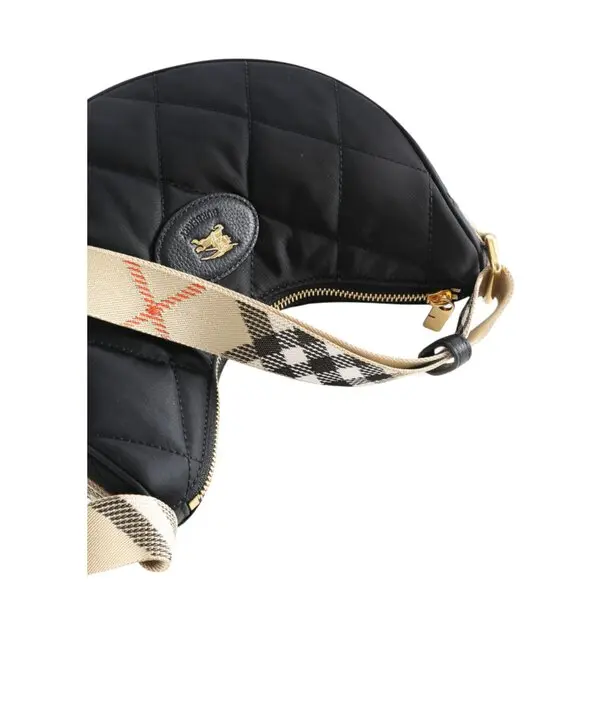 Burberry Ll Horseshoe Crossbody Nyn Bags - Black