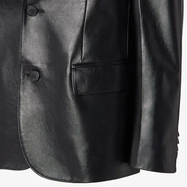 Fendi Nappa Leather Blazer