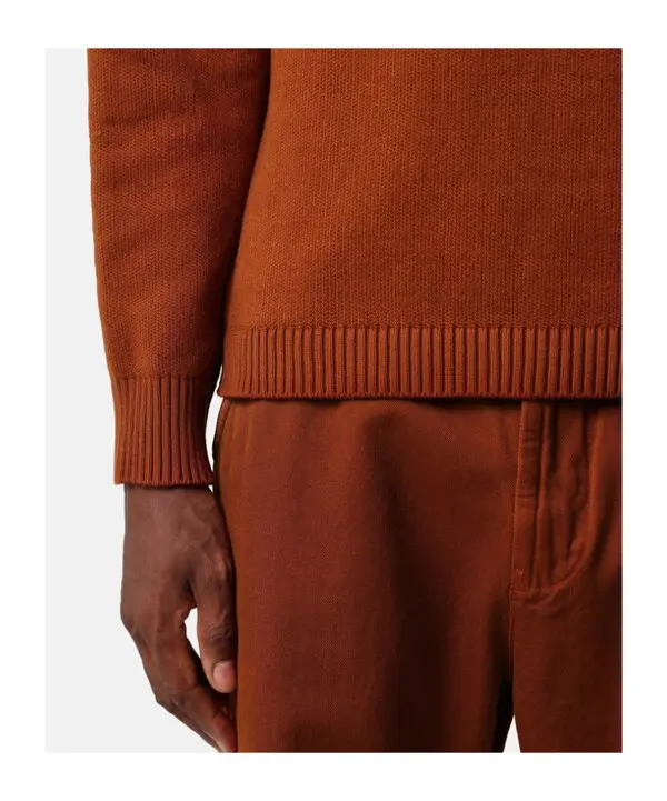 Stone Island Regular-fit Turtleneck Jumper With Ribbed Trims