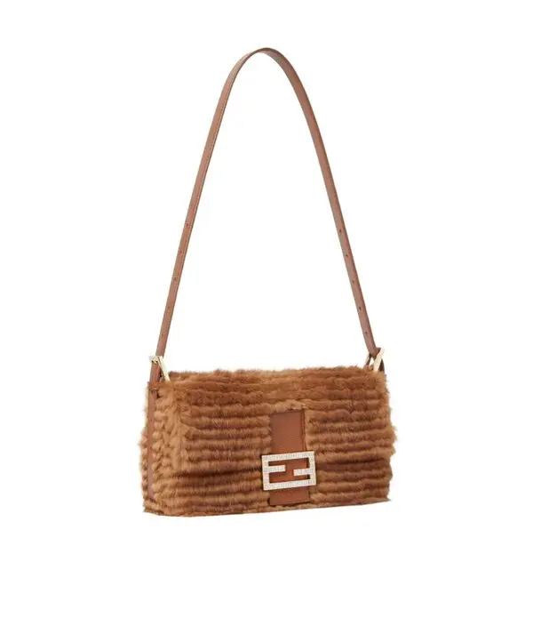 Fendi Baguette 26424 Inlaid Bag