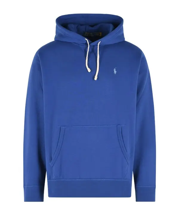 Polo Ralph Lauren Logo Embroidered Drawstring Hoodie - Blue