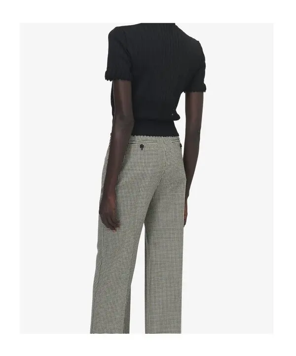 Alexander McQueen Pointelle Knit Top