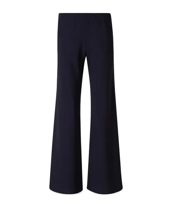 NILI LOTAN Wide-leg Straight-cut Trousers - Midnight Blue