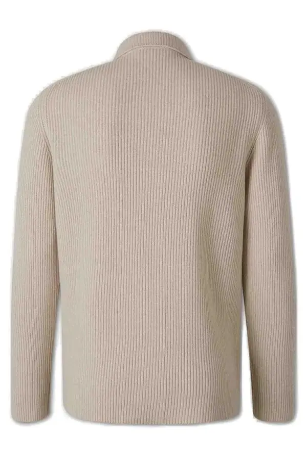 GRAN SASSO Button-up Ribbed Cardigan
