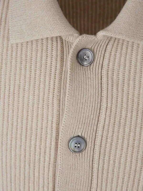GRAN SASSO Button-up Ribbed Cardigan